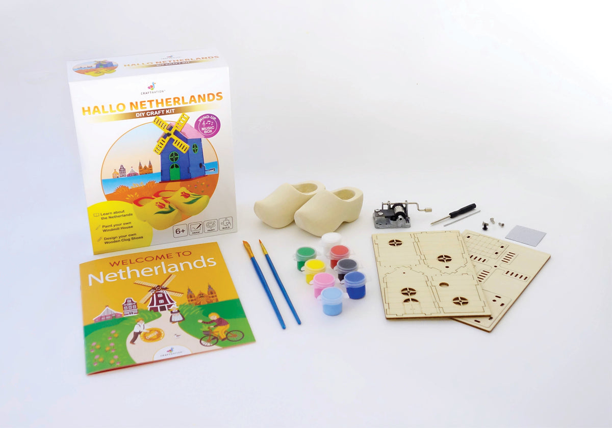 Hallo Netherlands Craft Kit | Kids Craft Kits | Craft Nation